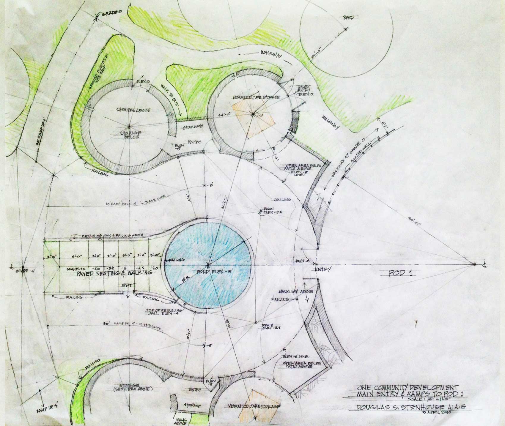 Building with Earthbags - Open Source Earthbag Village Layout Images ...